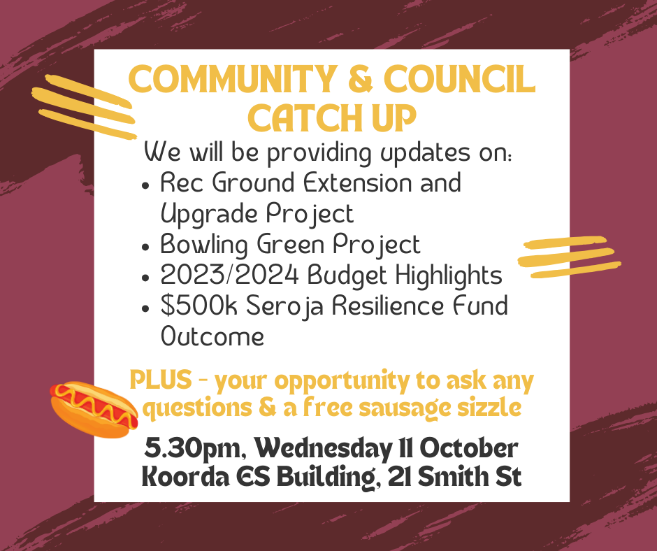 Community & Council Catchup » Shire of Koorda